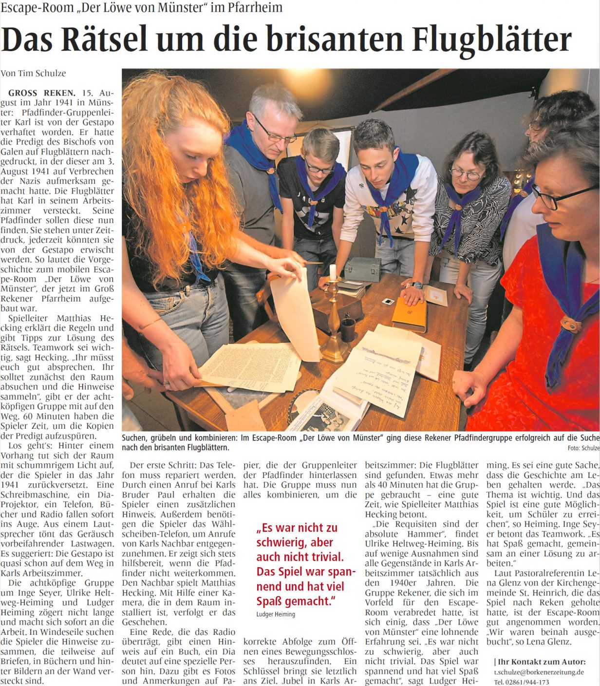 Pressespiegel • Der Löwe von Münster